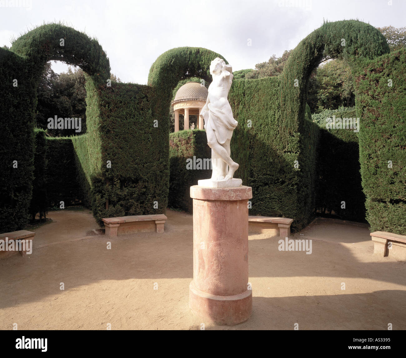 Labyrinth park horta barcelona catalonia hi-res stock photography and ...
