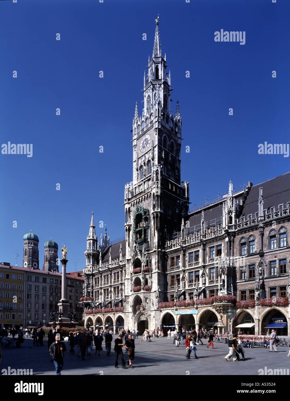 München, Neues Rathaus, Marienplatz Stock Photo - Alamy