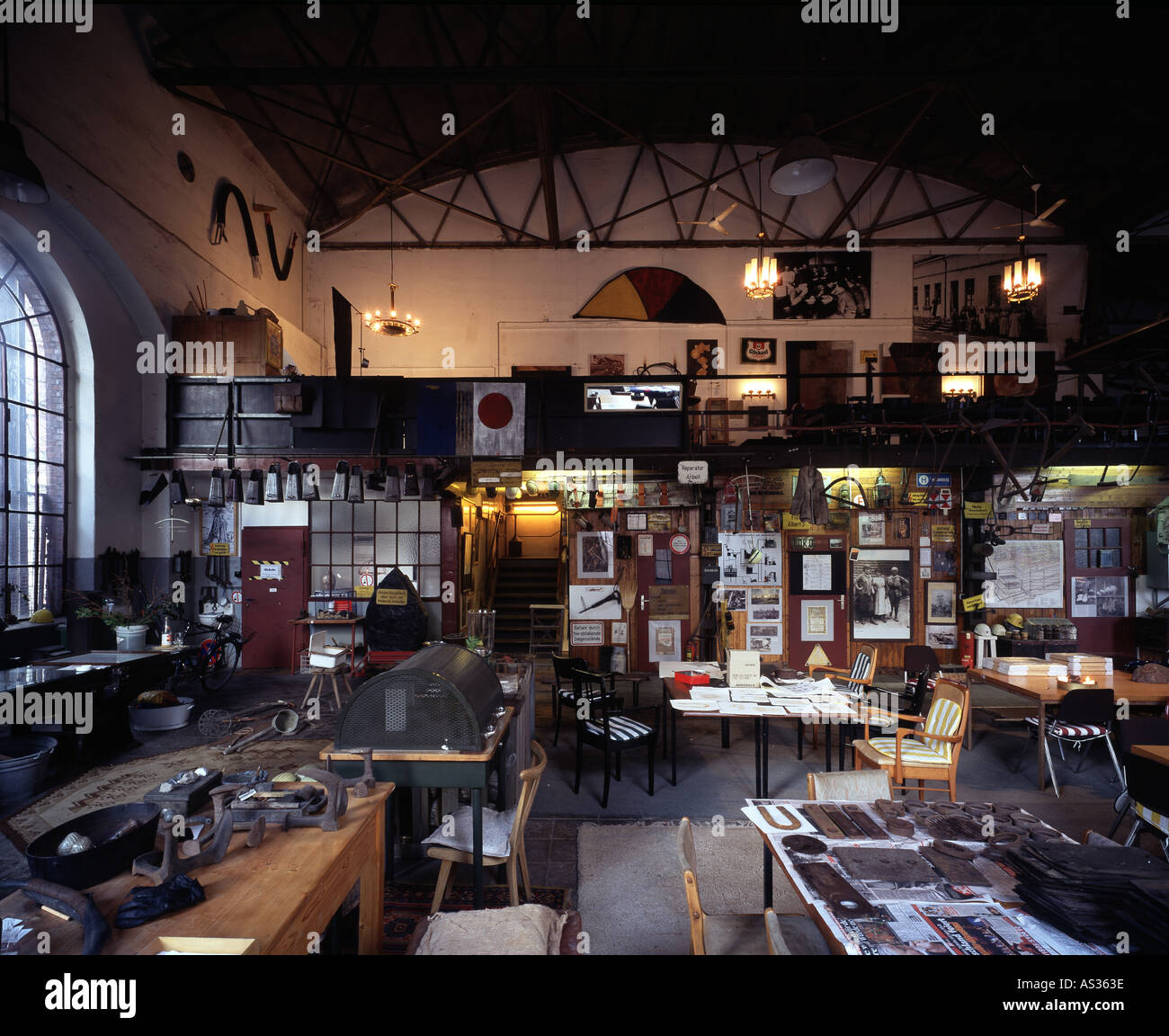 Essen, Zeche Zollverein, Kunstschacht, Atelier Thomas Rother Stock ...