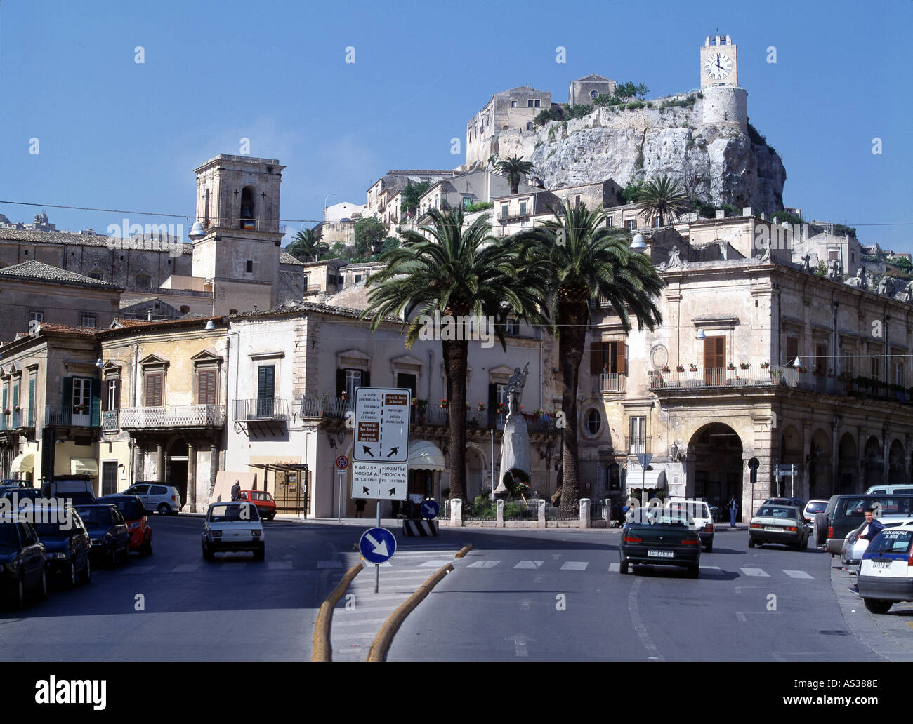 Historic district castle oberstadt district hi-res stock photography ...