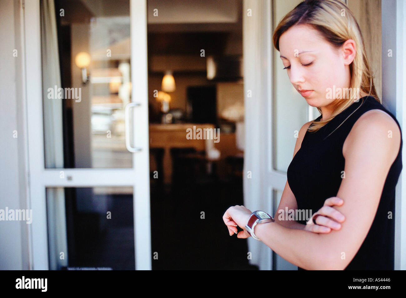 Waiting outside hi-res stock photography and images - Alamy