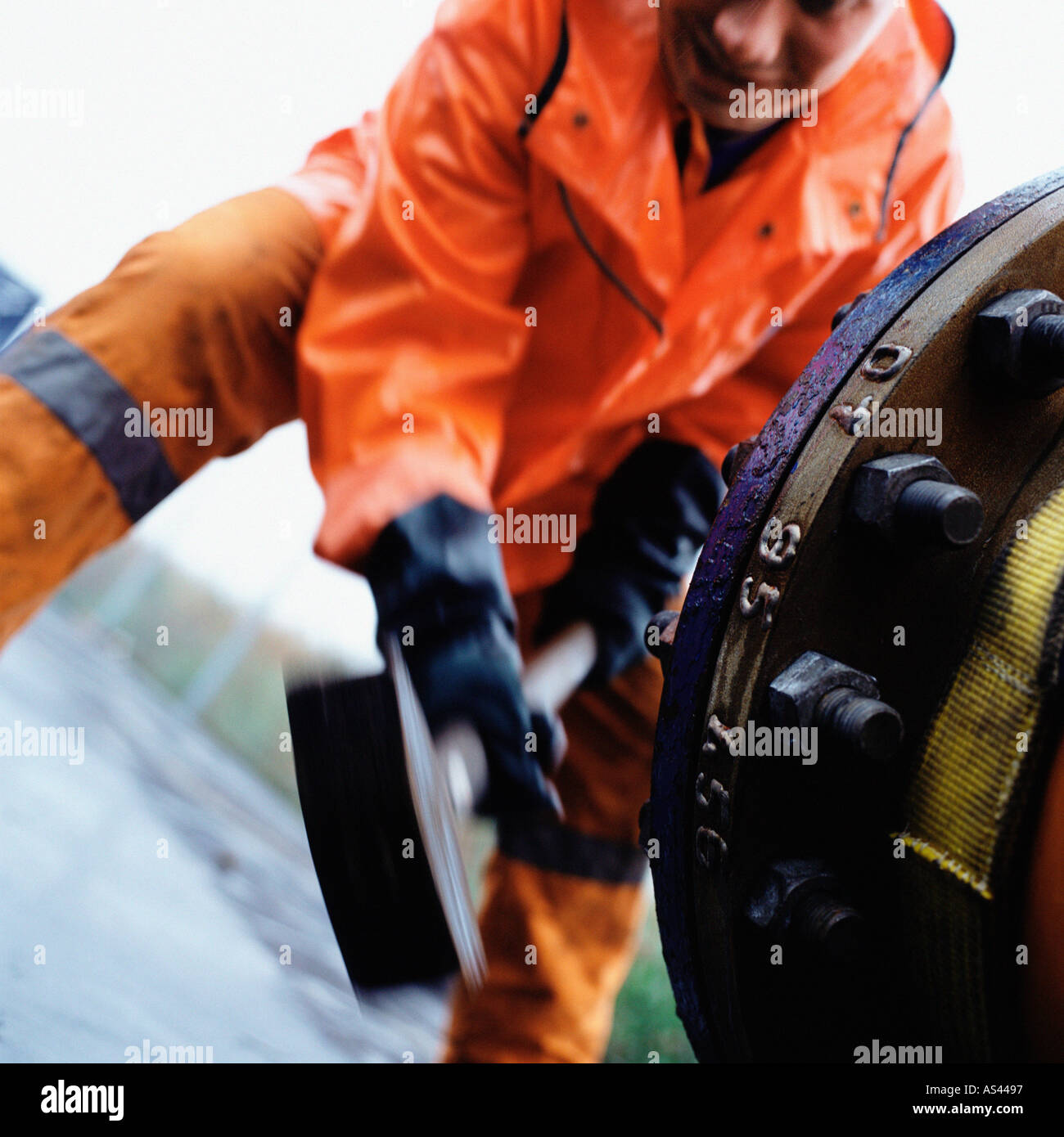 Engineer using mallet hi-res stock photography and images - Alamy