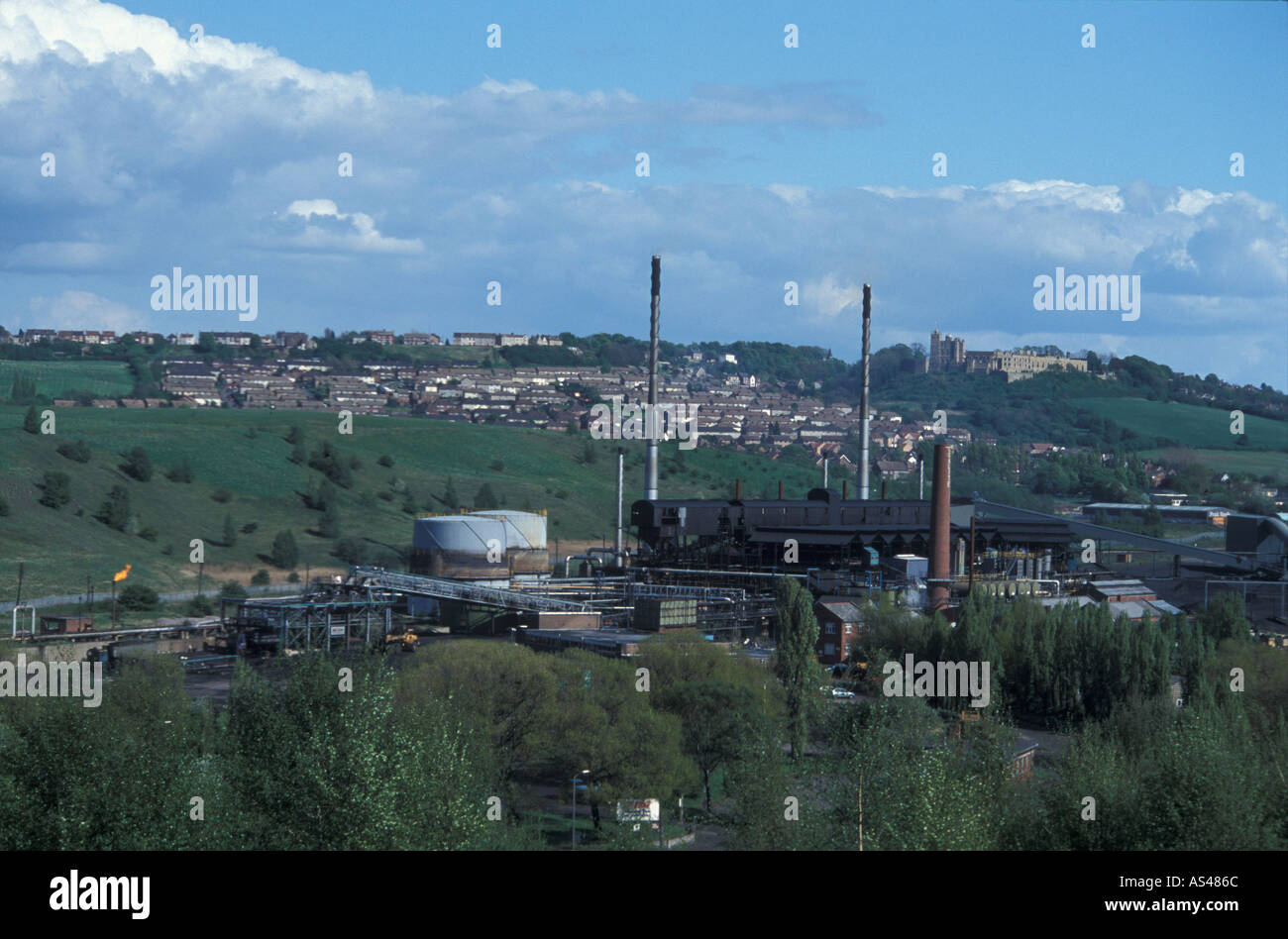Chemical Plant, Coalite, Derbyshire Stock Photo - Alamy