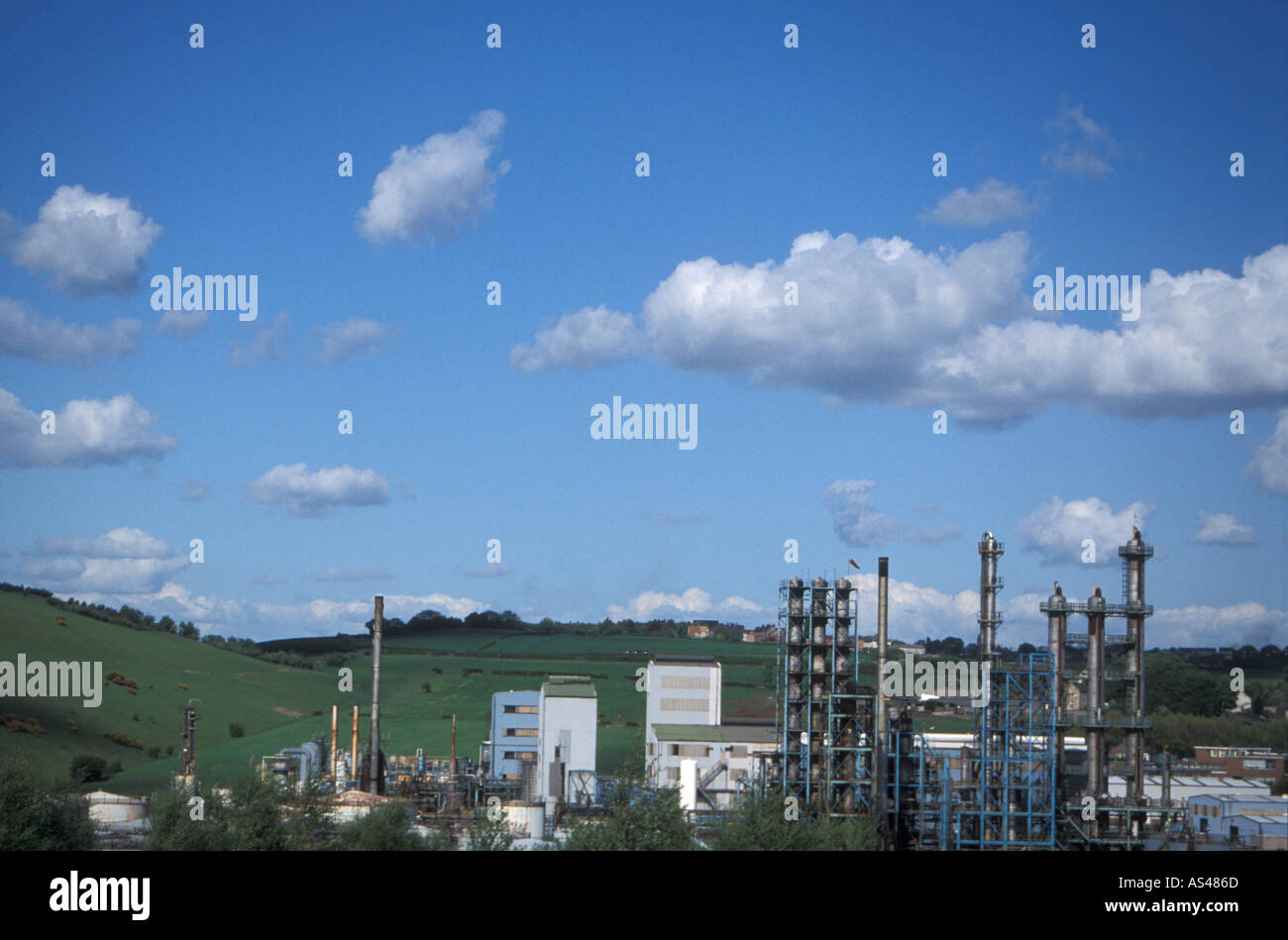 Chemical Plant, Coalite, Derbyshire Stock Photo - Alamy