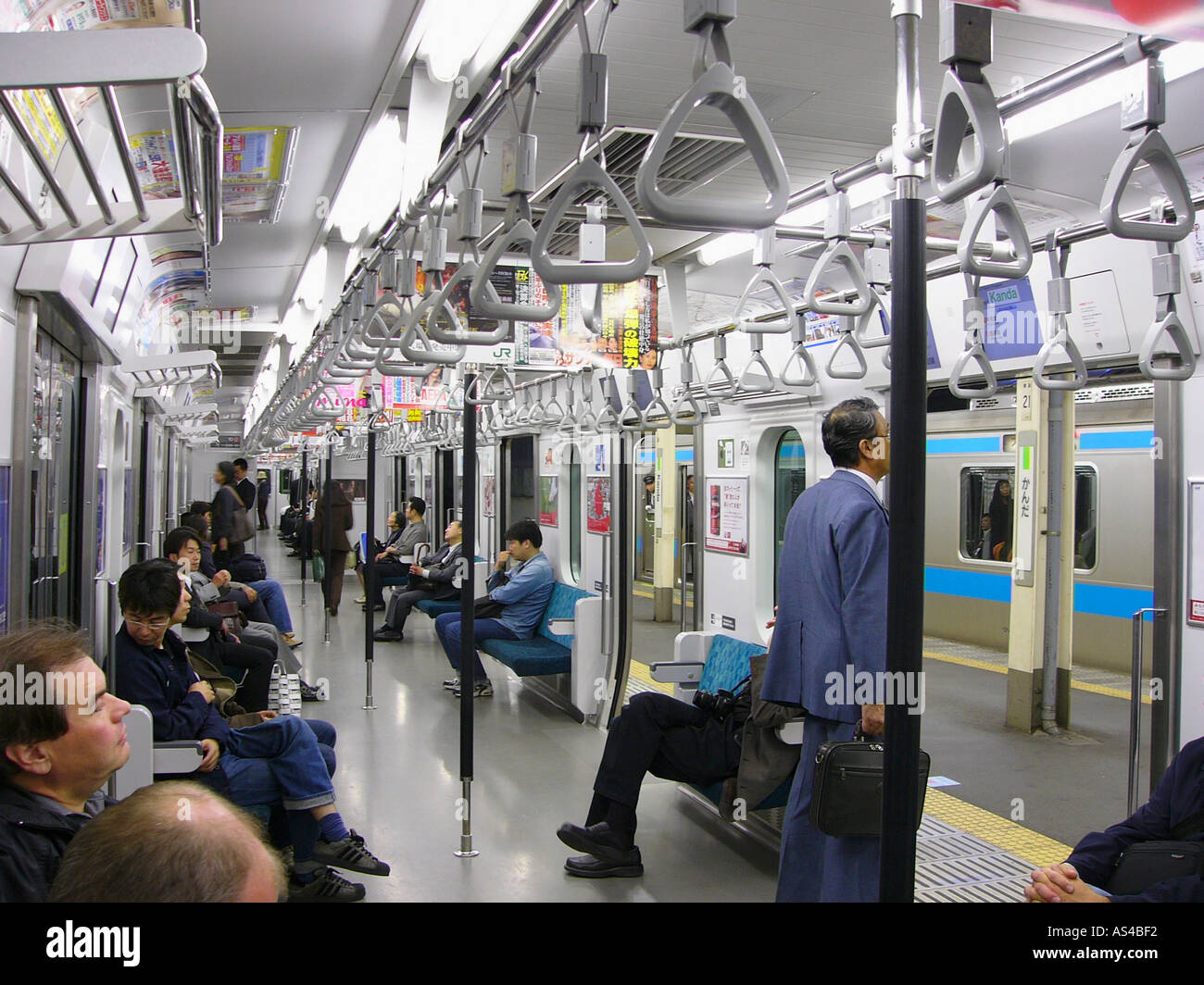 Subway Wagon Tokyo Japan Stock Photo - Alamy