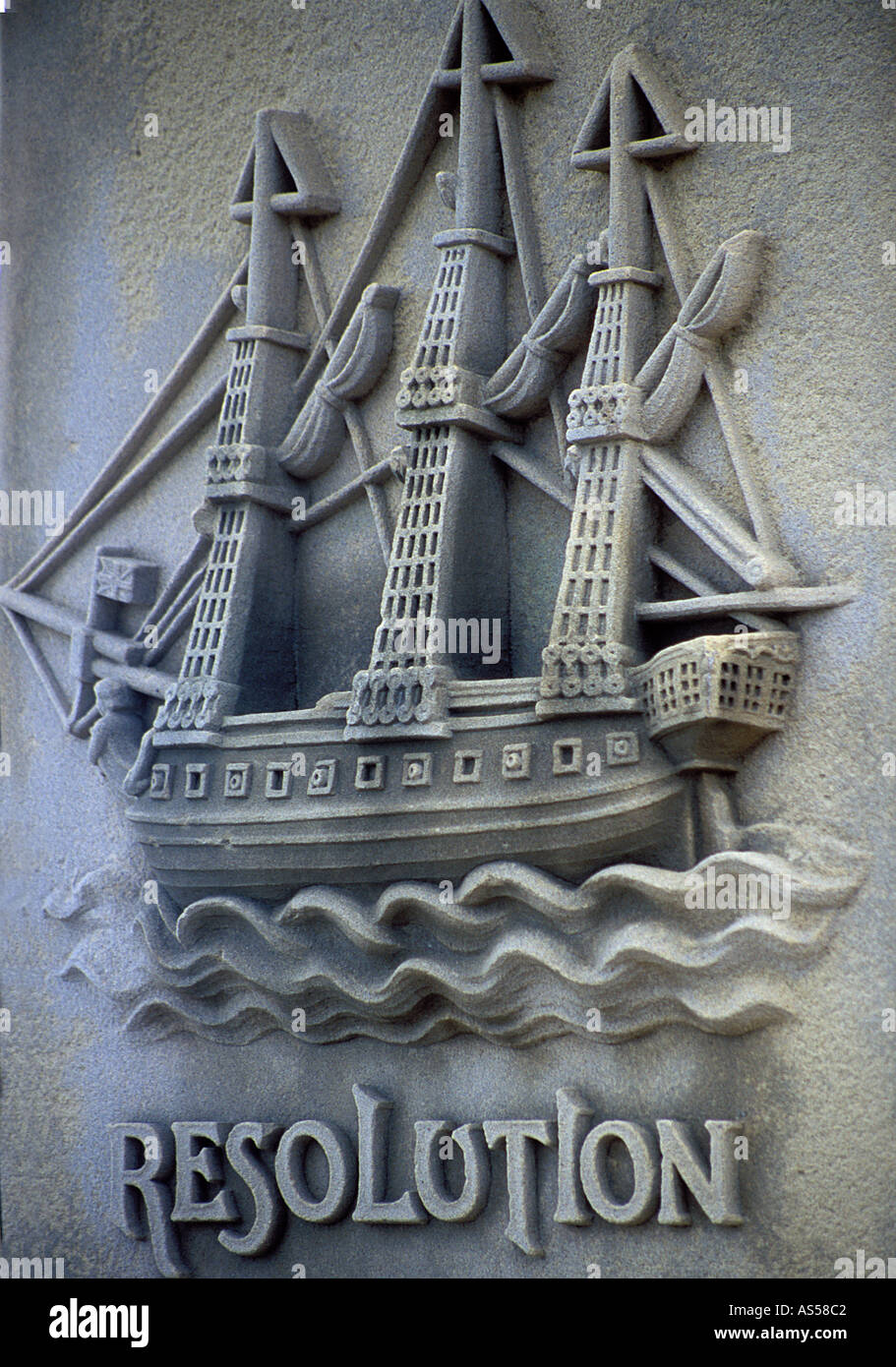 Captain cook discovery ship hi-res stock photography and images - Alamy