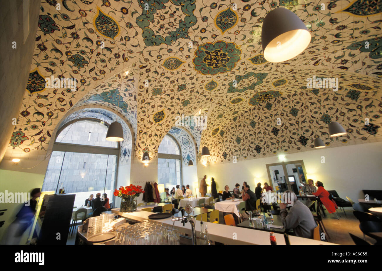 MQ, museums quarter Vienna, cafe UNO Stock Photo - Alamy