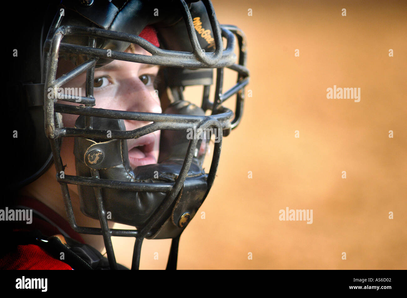 Young girl catching in real Fast Pitch Softball practice for the first ...