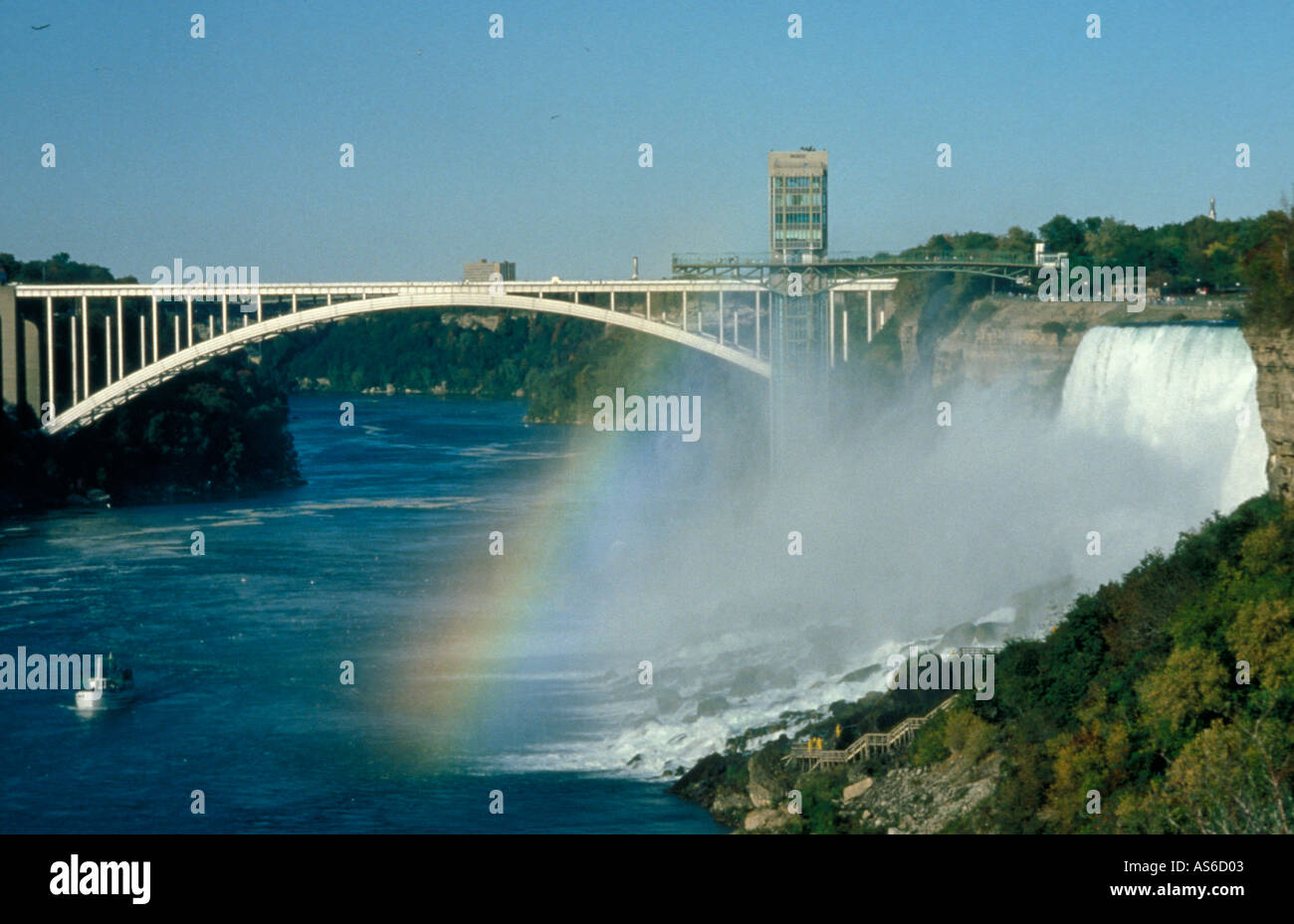 Niagara falls, rainbow Stock Photo - Alamy
