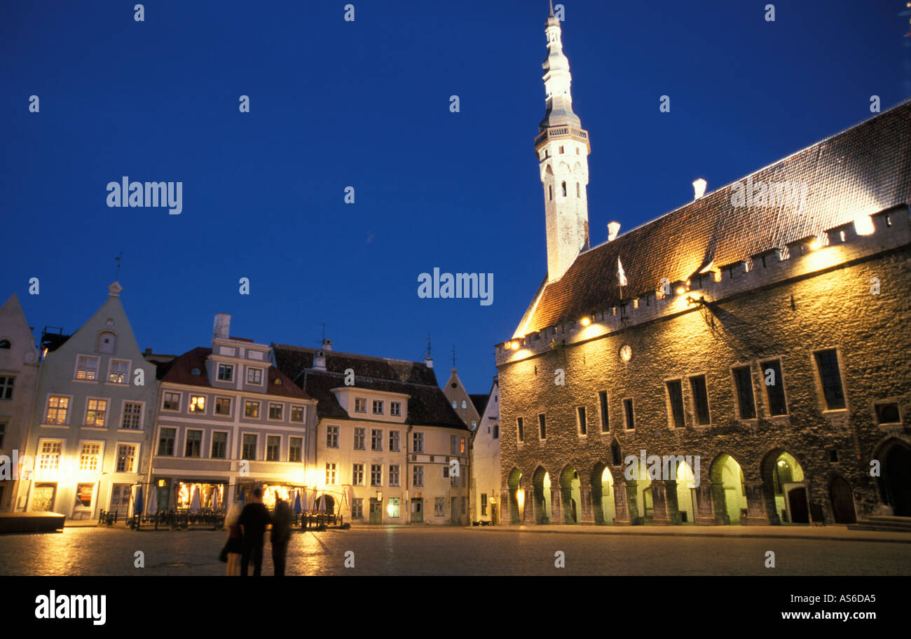 city hall at night Stock Photo - Alamy