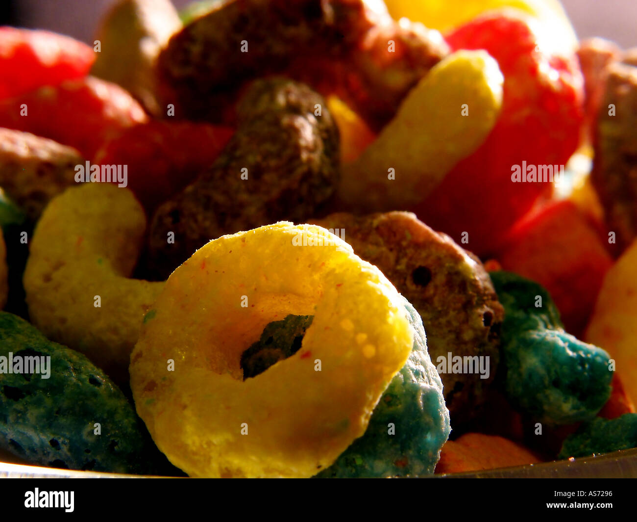 Child fruit loops cereal hi-res stock photography and images - Alamy