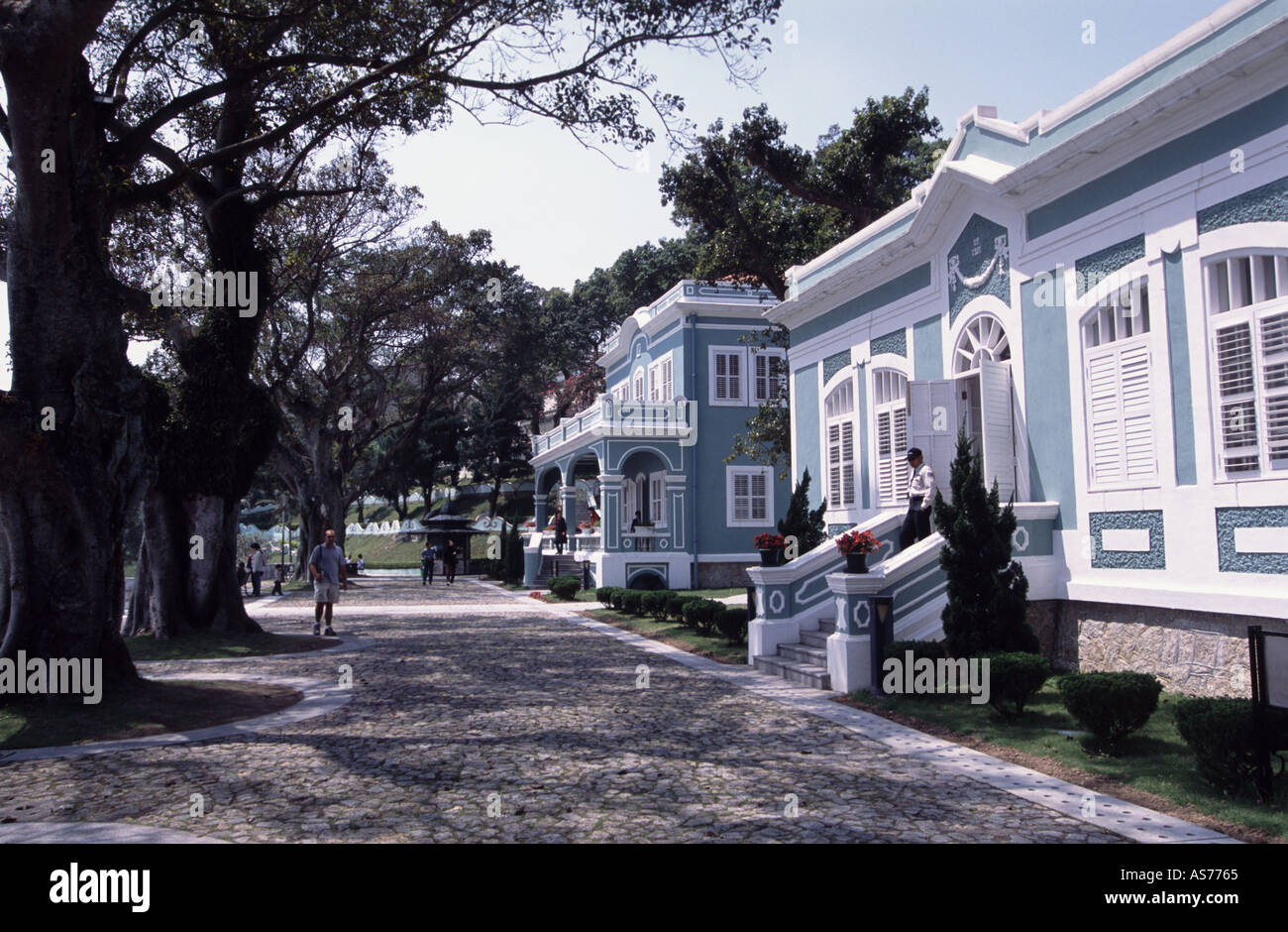 Houses of Taipa Macau Stock Photo - Alamy