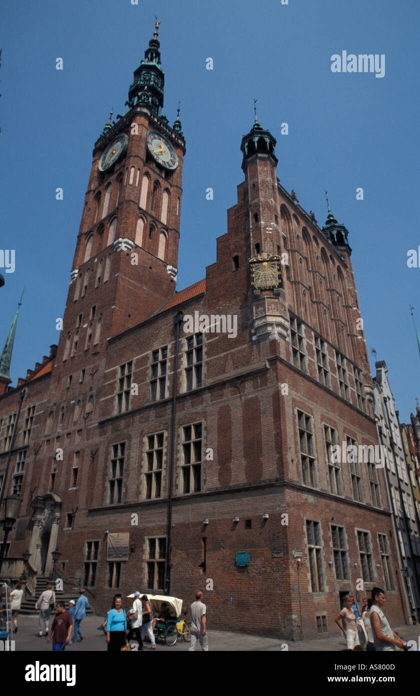 Gdansk, city hall and museum Stock Photo - Alamy