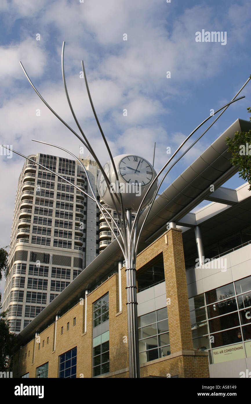 The new Jubilee clock in Swindon town centre Stock Photo - Alamy