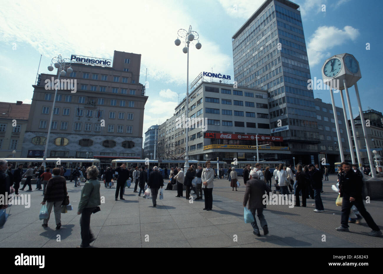 Zagreb, city center Stock Photo - Alamy