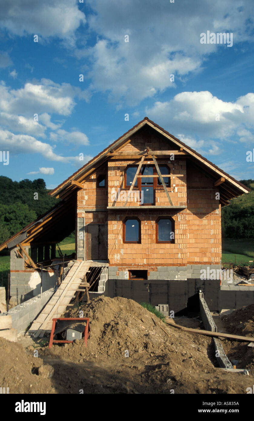 house, construction site Stock Photo - Alamy