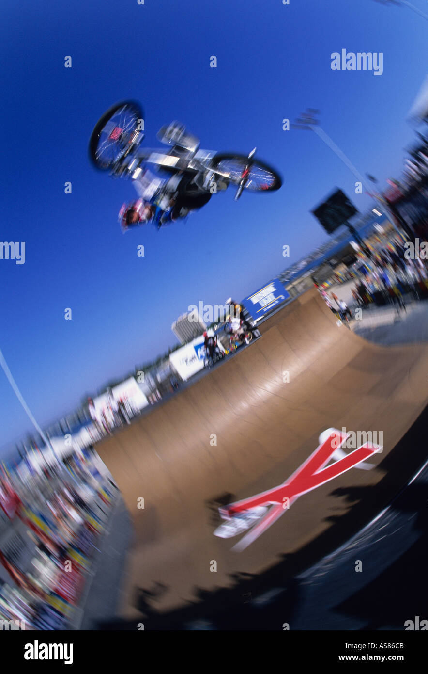 BMX bike riding Stock Photo - Alamy