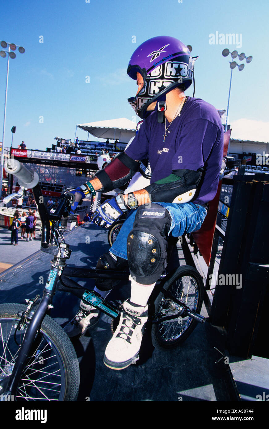 BMX bike riding Stock Photo - Alamy