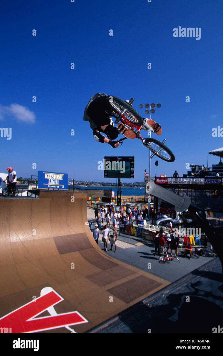 X games bike ramp hi-res stock photography and images - Alamy