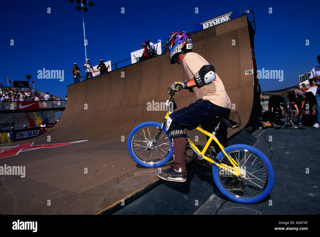 BMX bike riding Stock Photo - Alamy