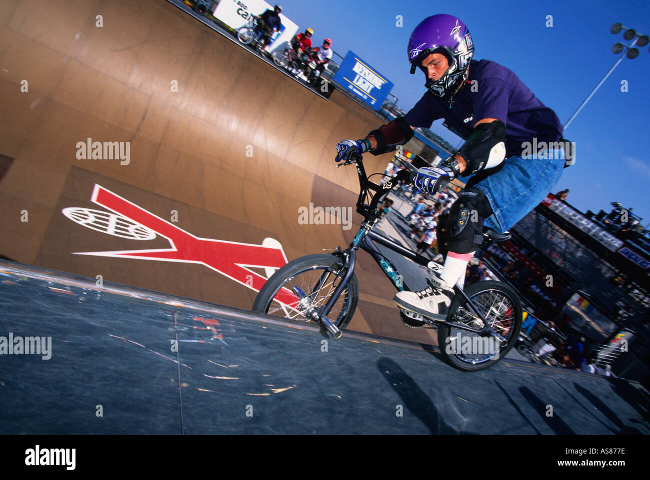BMX bike riding Stock Photo - Alamy