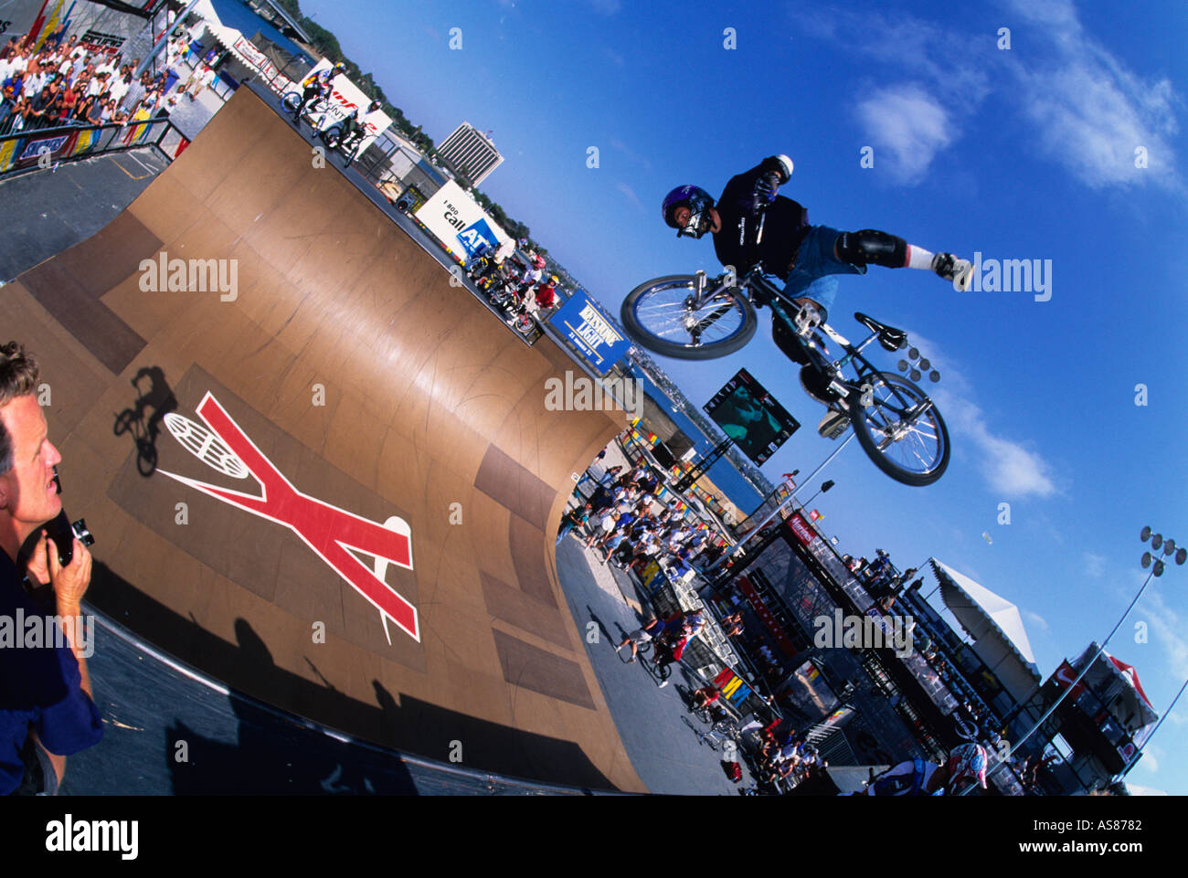 BMX bike riding Stock Photo - Alamy