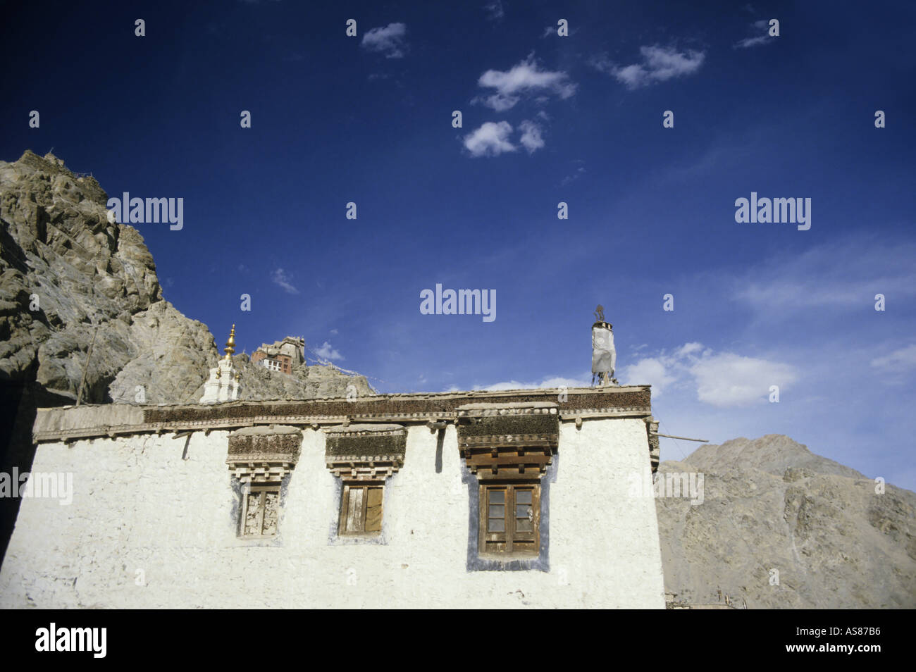 India Ladakh Somar Gompa Monastery Stock Photo - Alamy