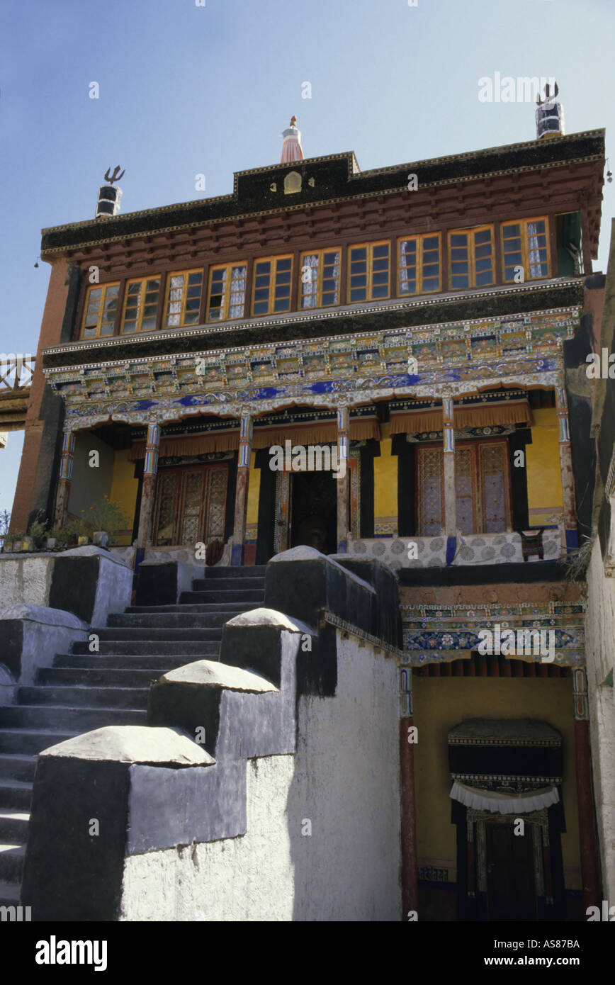 India Ladakh Tikse Gompa Monastery Stock Photo - Alamy
