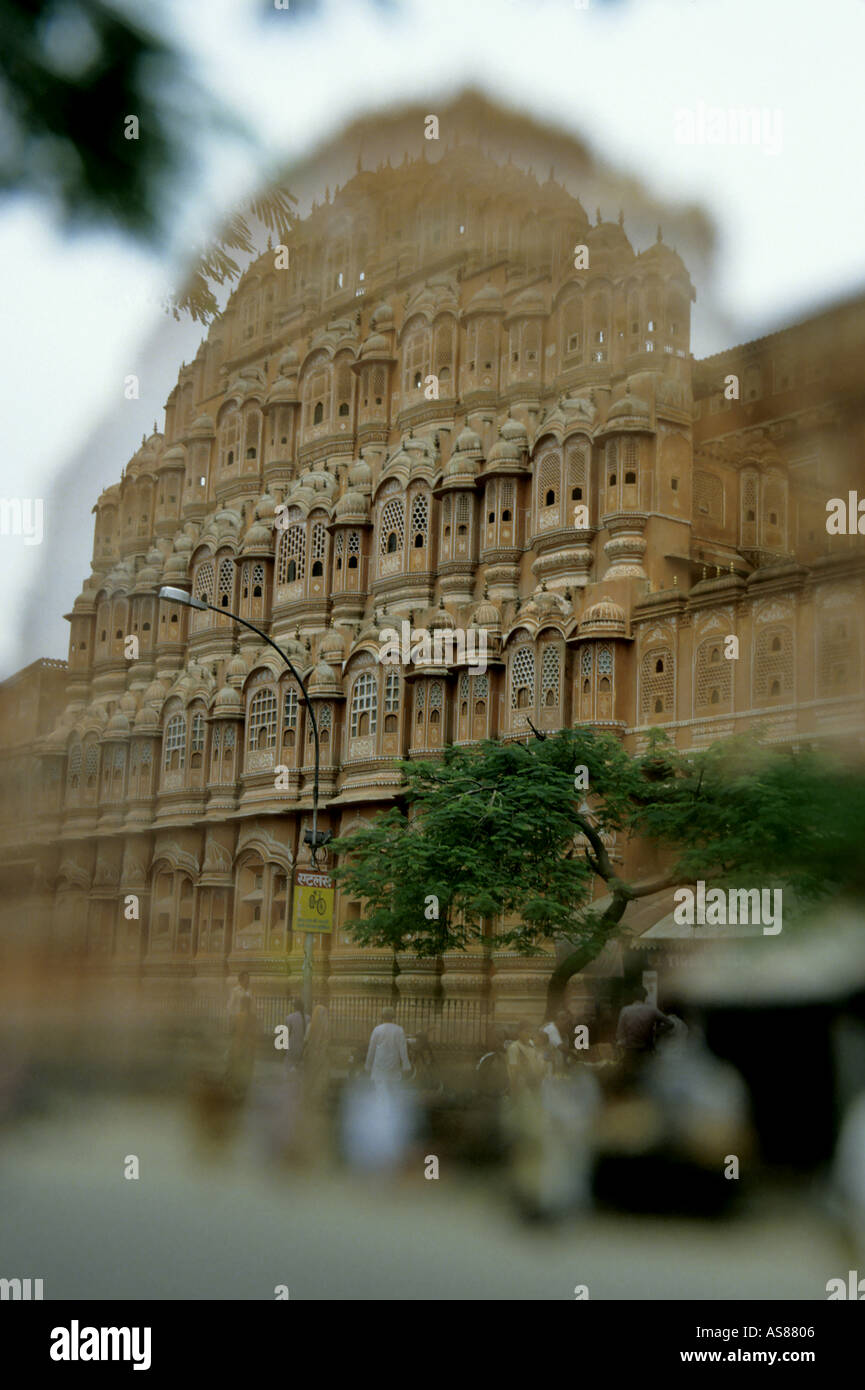 India Rajasthan Jaipur Winter Palace Hawa Mahal Palace Of The Winds ...