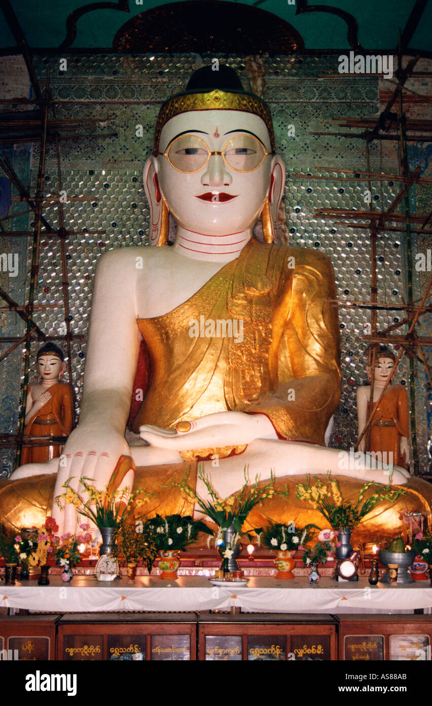 Buddha With Glasses Pyay Prome Myanmar Burma Stock Photo - Alamy