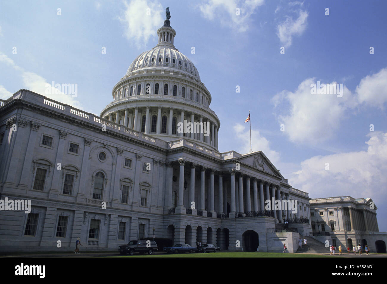 Iconic dome and neo-classical architecture of the Capitol Building ...