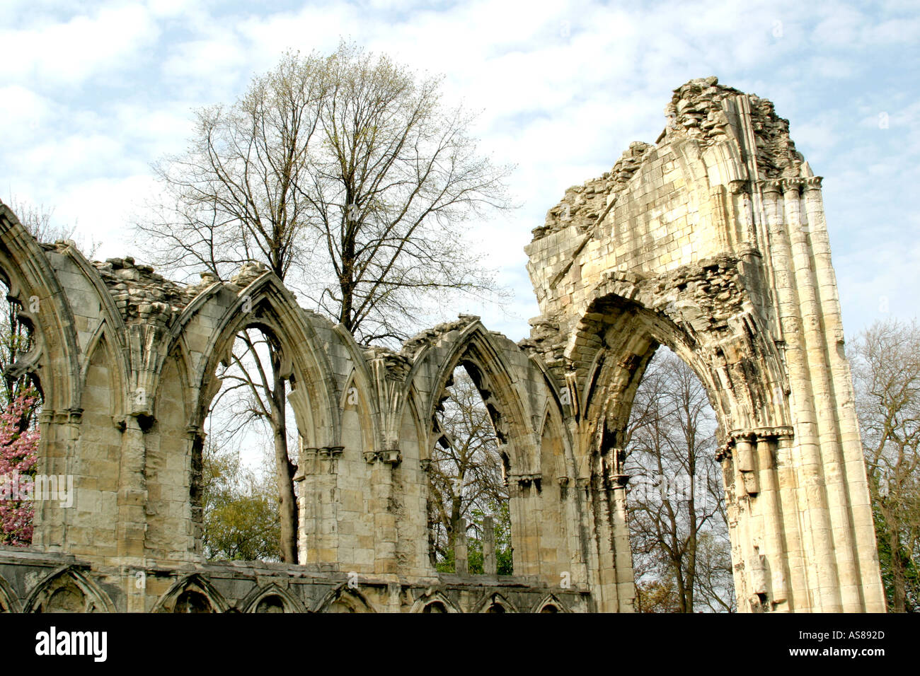 Museum Gardens York Stock Photo - Alamy