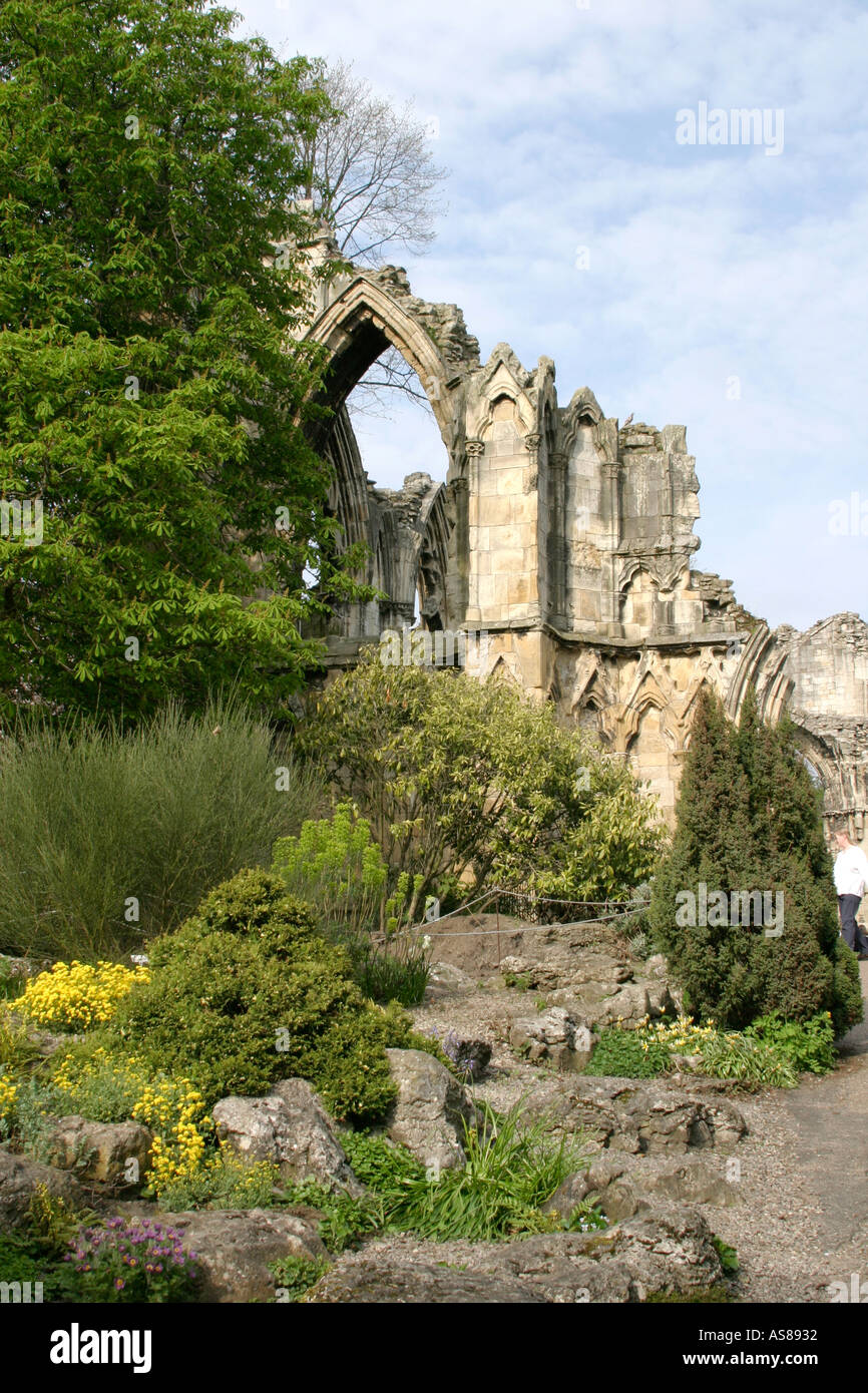 Museum Gardens York Stock Photo - Alamy