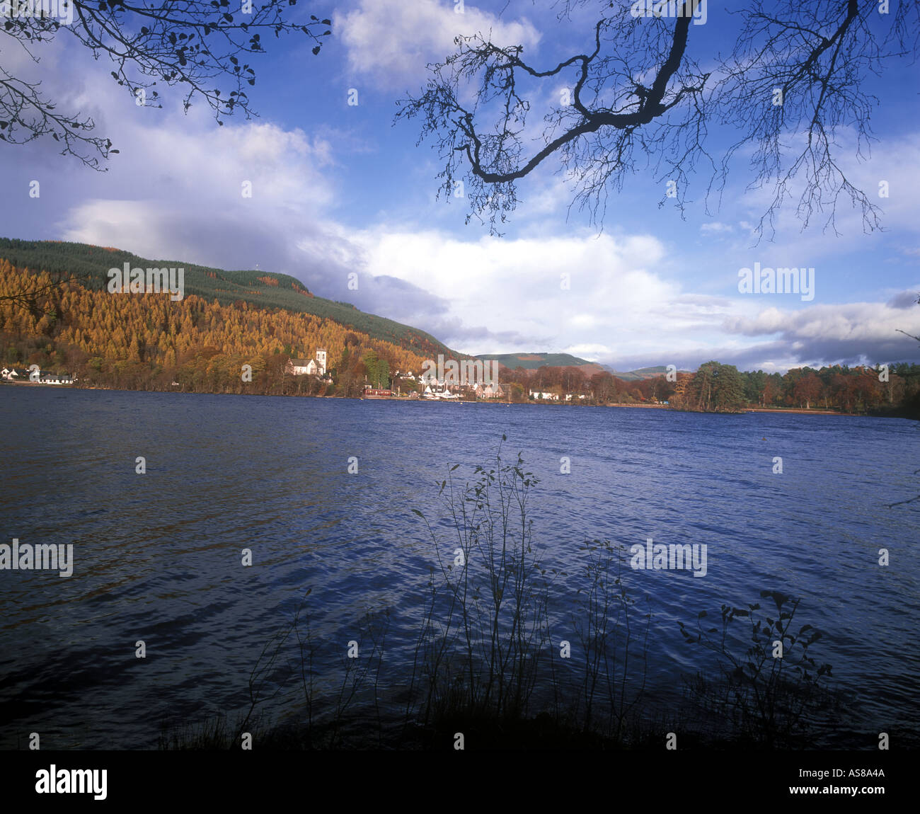 Loch Tay and Kenmore Perthshire Scottish Highlands Scotland Stock Photo ...