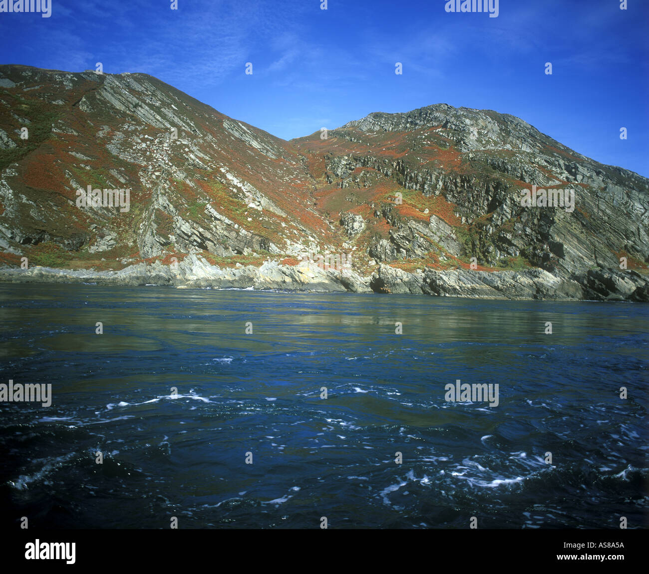 Corryvreckan Whirlpool and Island of Scarba Argyll and Bute Scotland ...