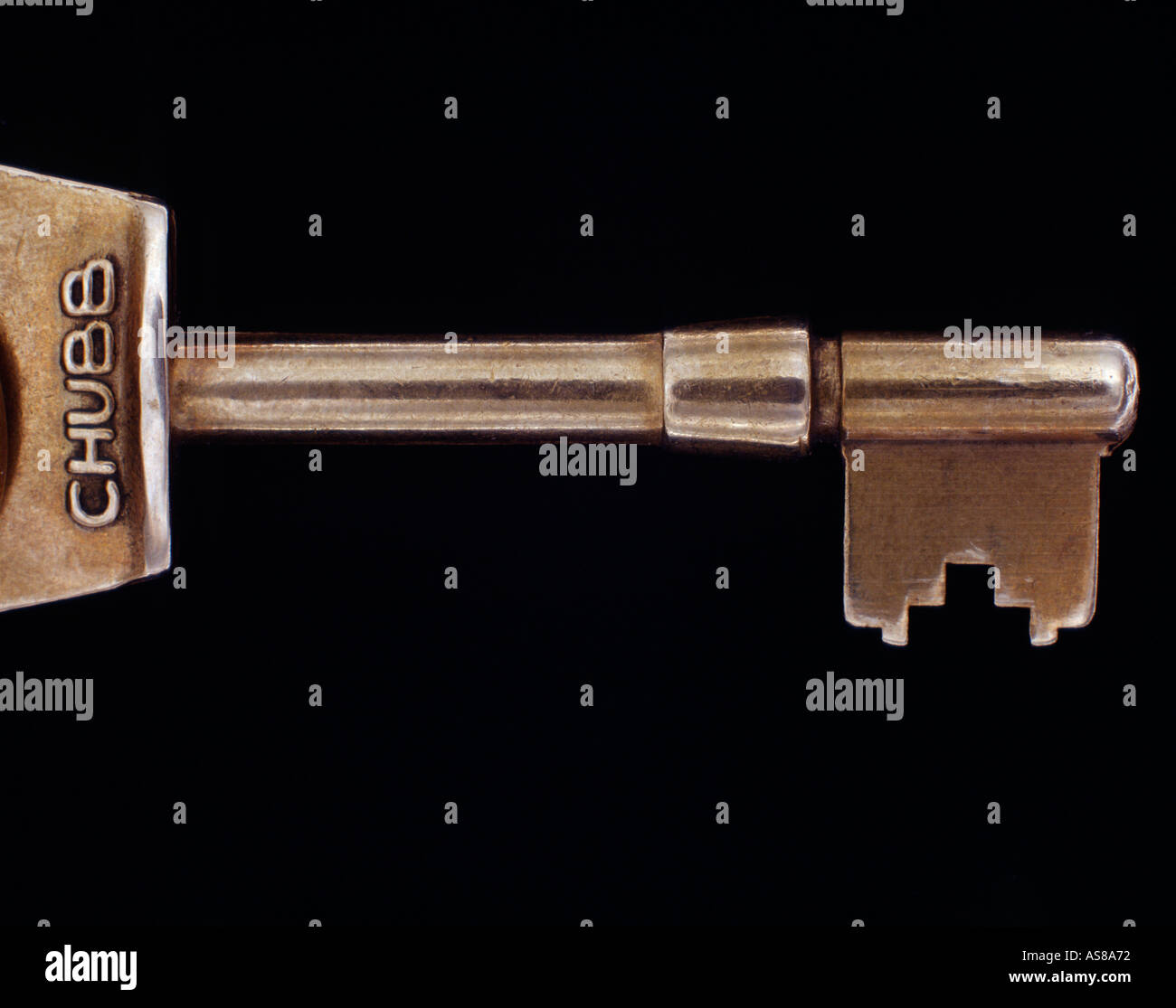 Close up of worn brass key for front door mortice lock Stock Photo - Alamy