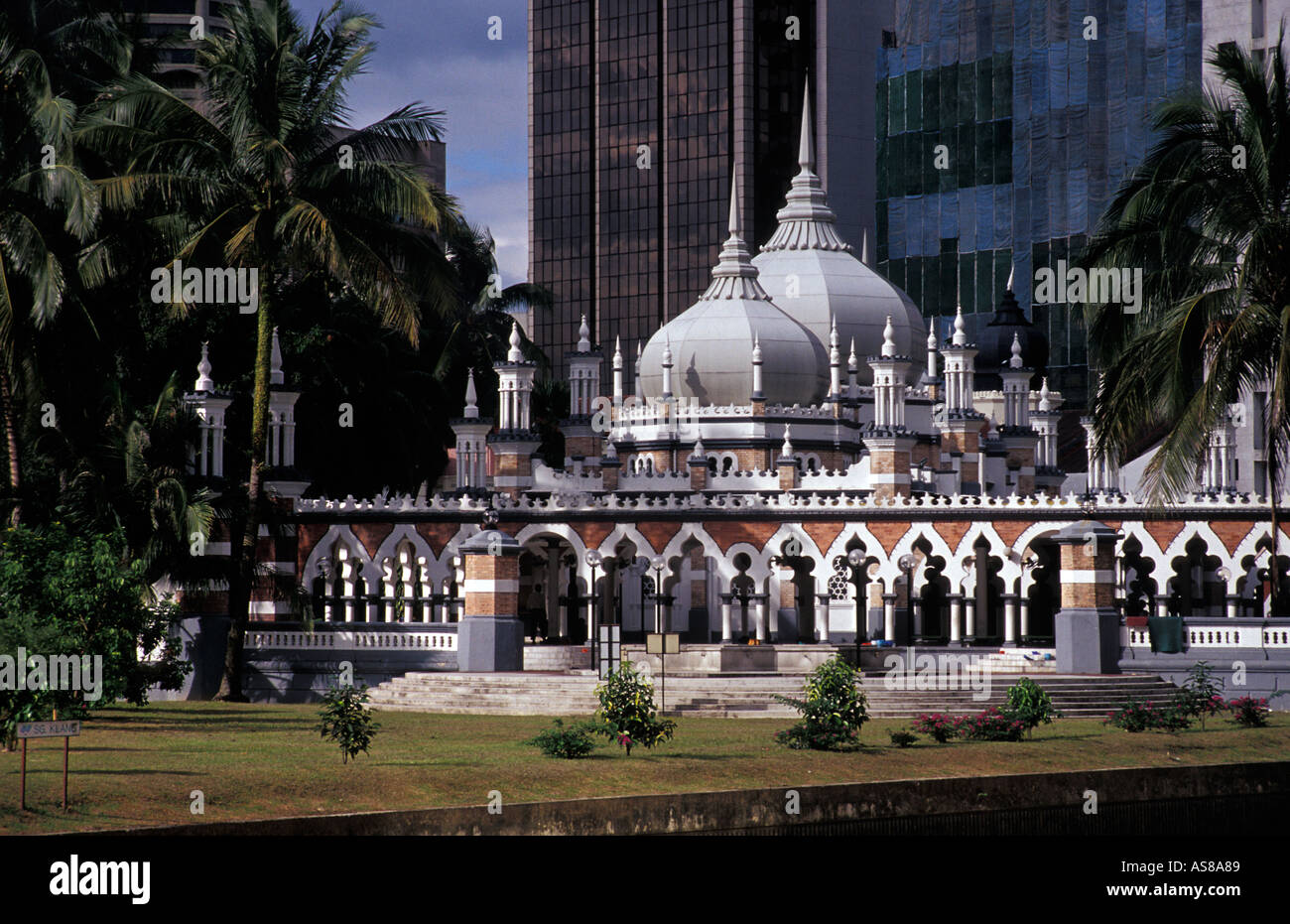 Masjid Jamek Mosque or Friday Mosque is at the confluence of the Klang ...