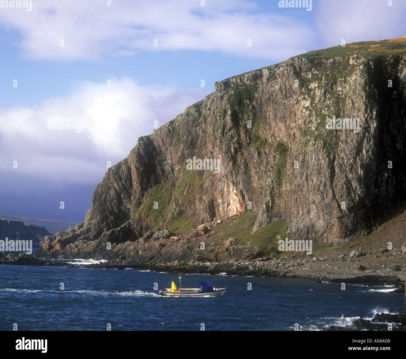 Cliffs Easdale Island of Seil Argyll and Bute Scotland Stock Photo - Alamy