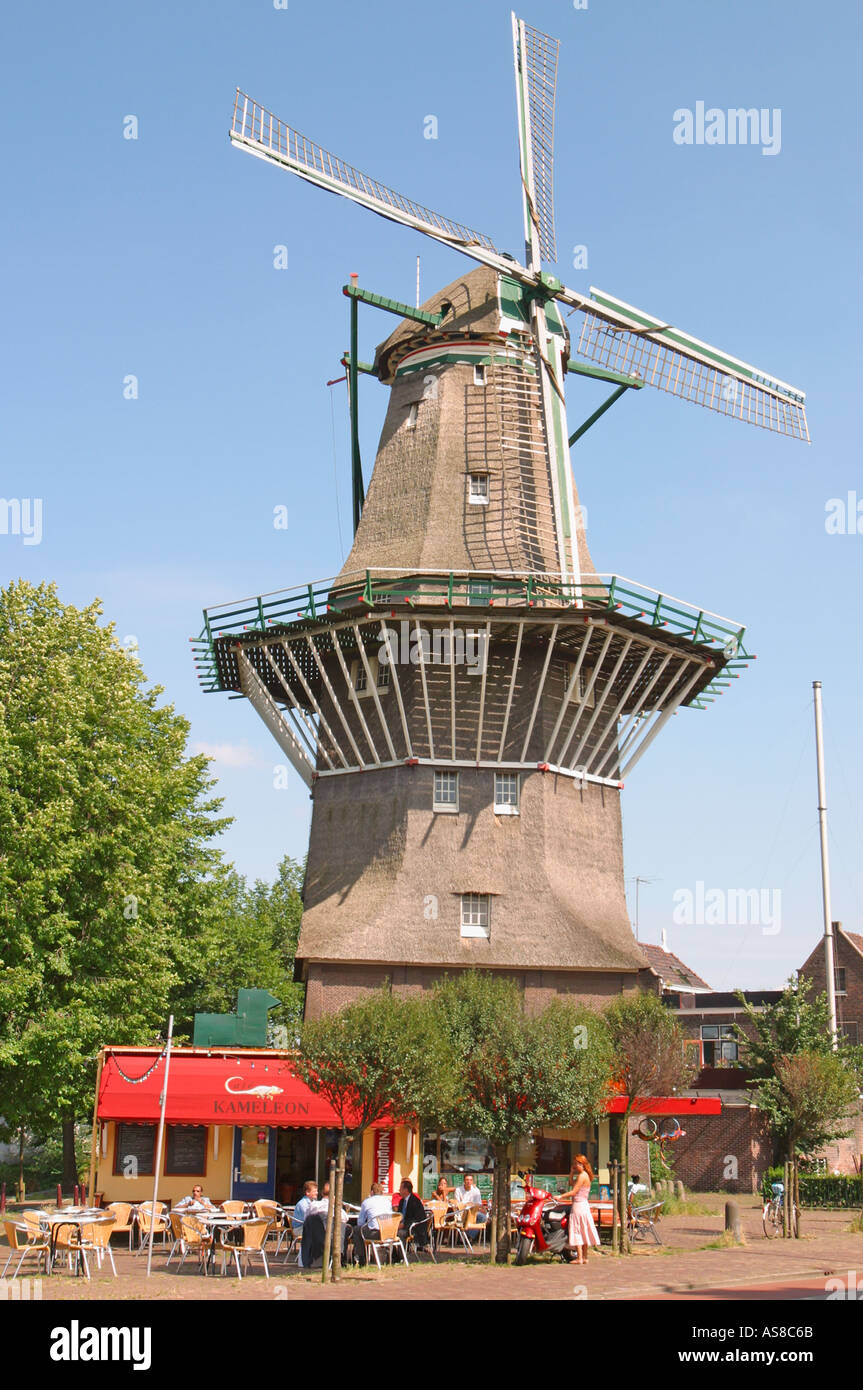 Amsterdam Holland De Gooyer Molen Gooyers Windmill Stock Photo - Alamy