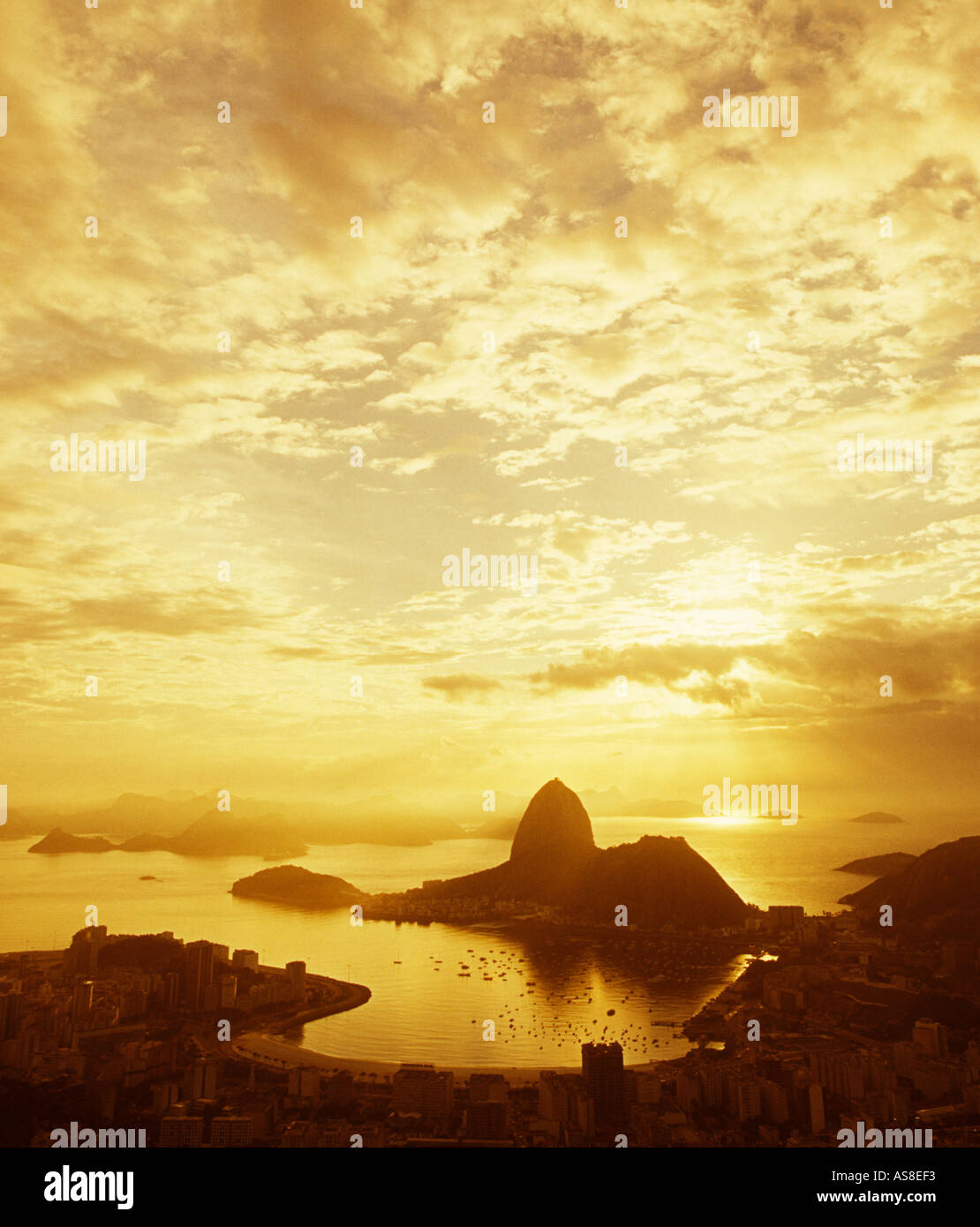 Rio De Janeiro Brazil at sunrise Stock Photo - Alamy