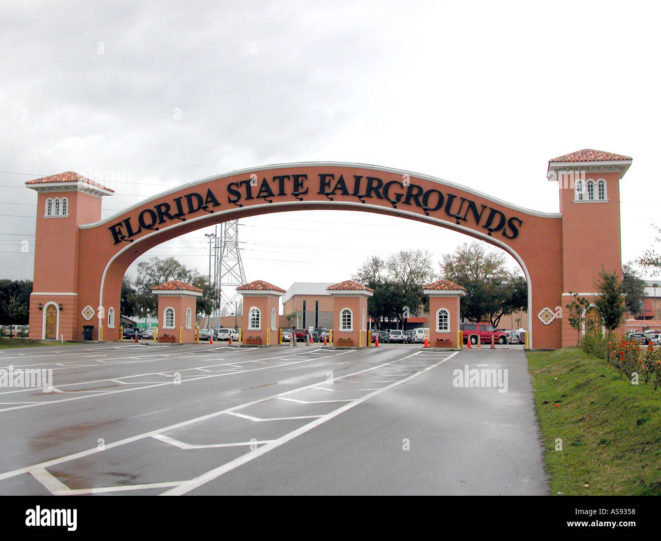 Gates Entering Florida State Fairgrounds Stock Photo - Alamy