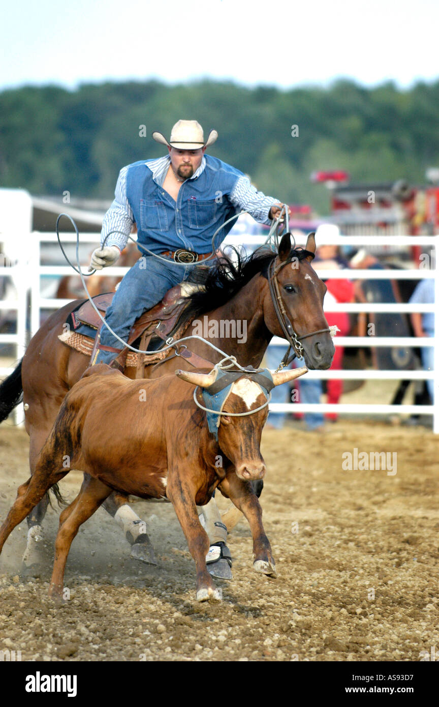 Male rodeo roping hi-res stock photography and images - Alamy