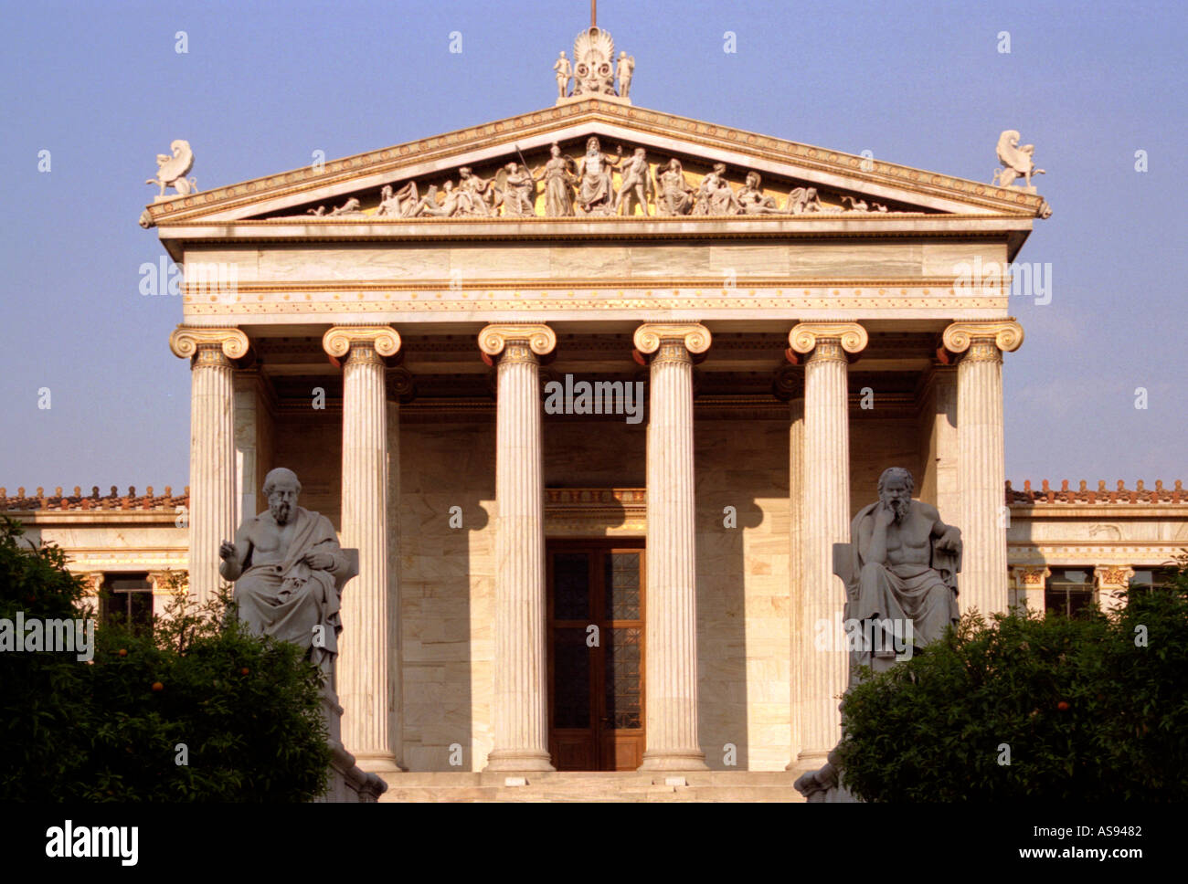the athens academy Stock Photo - Alamy