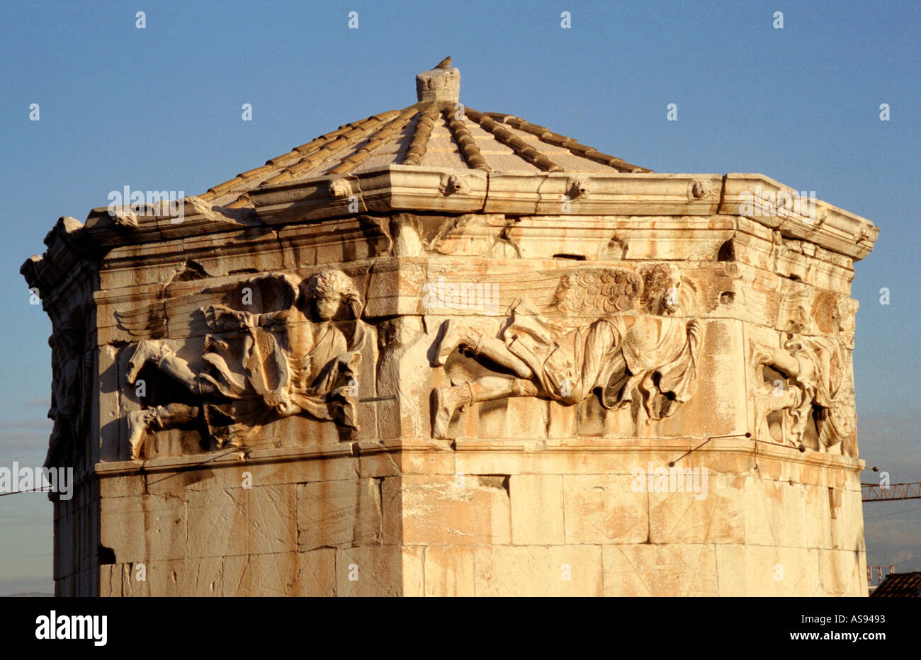 Horologion of athens tower of the winds hi-res stock photography and ...
