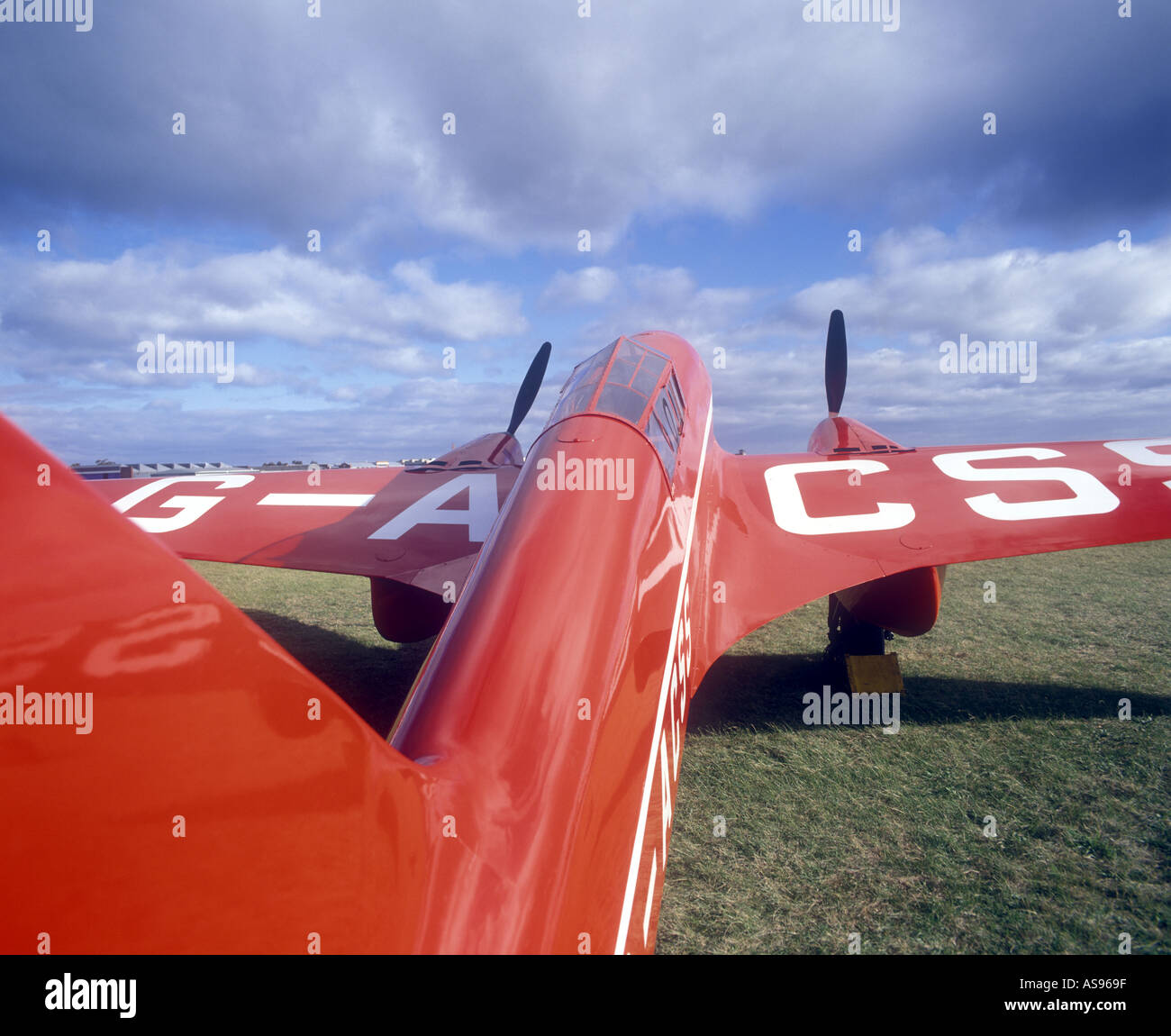 Replica of de Havilland DH88 Comet racing plane Melbourne Australia ...