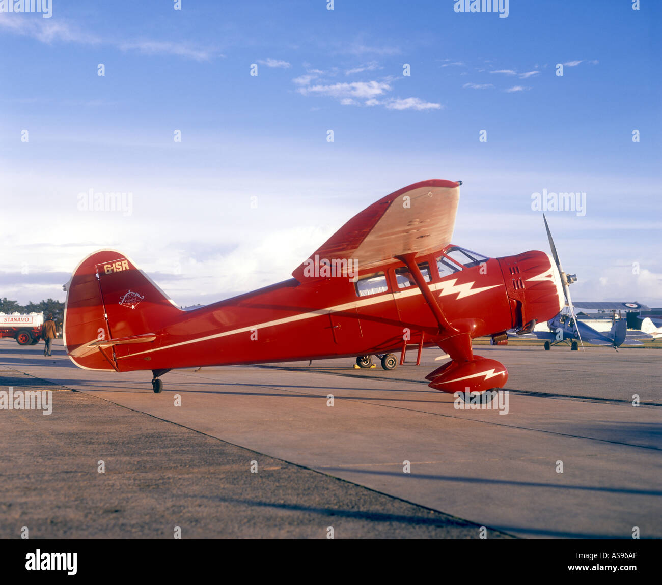 Stinson Reliant private aircraft Melbourne Australia Stock Photo - Alamy
