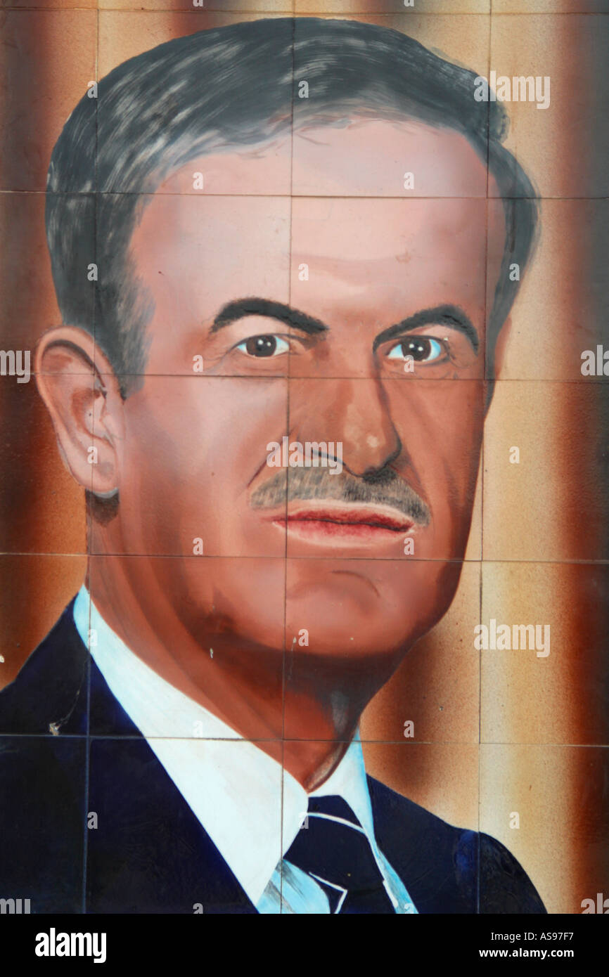 Posters of late President Assad in Syria Stock Photo - Alamy