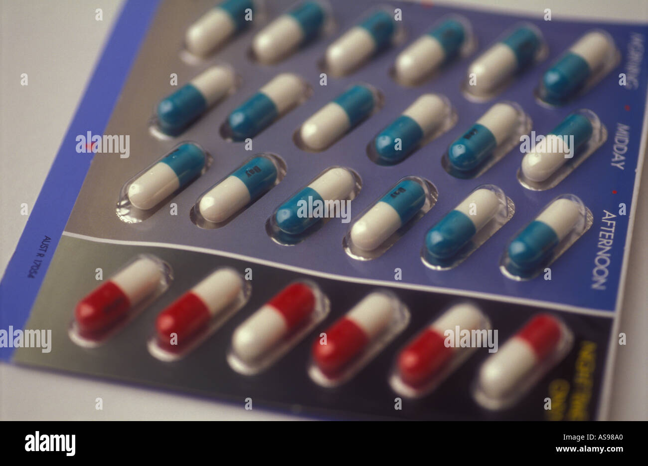 Day night cold flu drugs sinus fever hayfever 3115 Stock Photo - Alamy