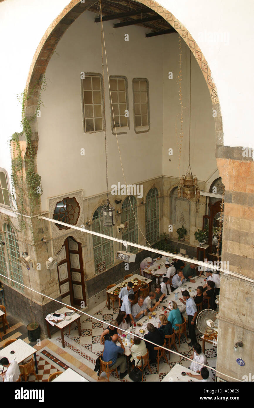 An arabic restaurant in Damascus Stock Photo - Alamy