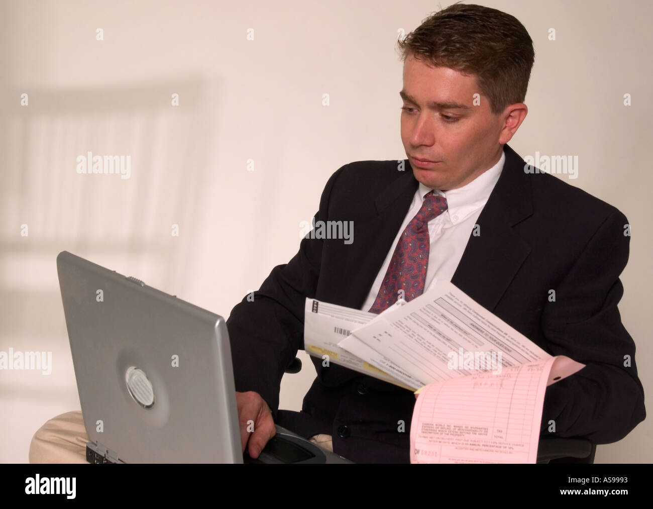 Reviewing critical documents in hi-res stock photography and images - Alamy
